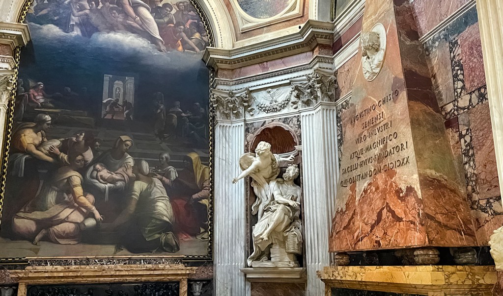 The Marvels of Chigi Chapel of Santa Maria del Popolo Church in Rome ...